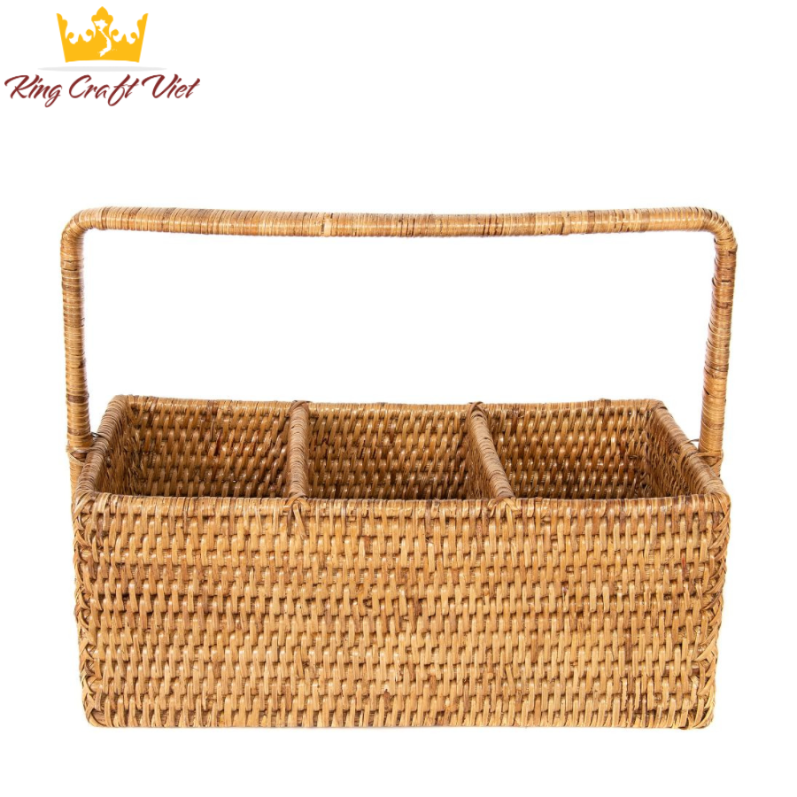 Rattan Utensil Caddy RUC05