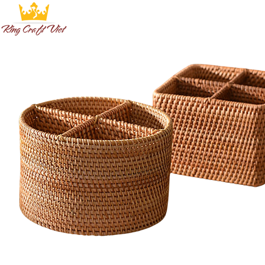 Rattan Utensil Caddy RUC01