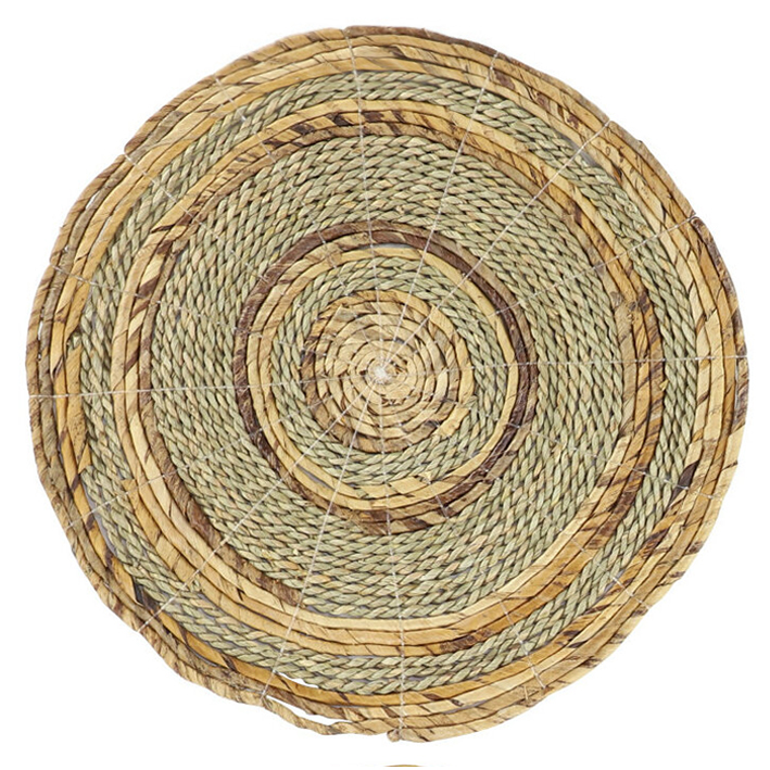 Unique Round Seagrass Placemat Woven Coaster Table Mats Model KSP10